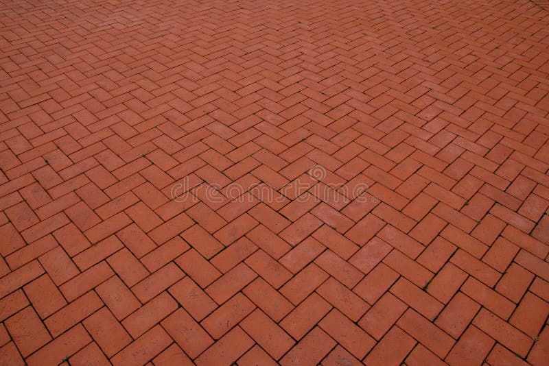 Red paving slabs stock image. Image of pavement, pave - 76917489