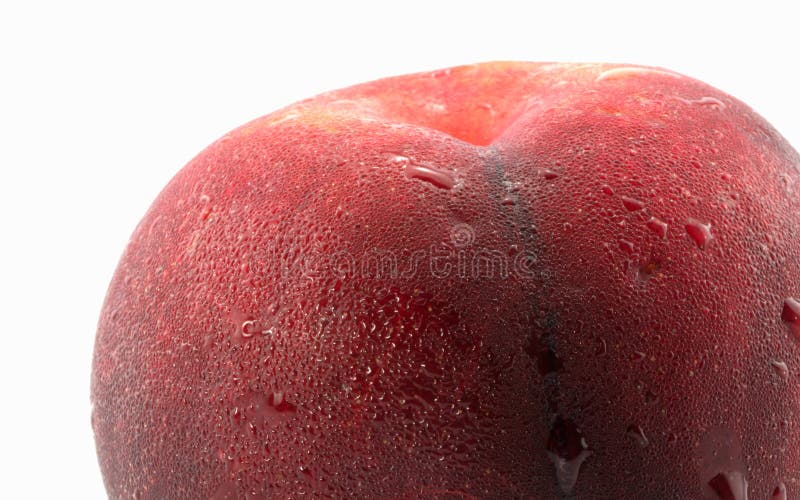 Red peach stock image. Image of nutritious, peel, peach - 96180609