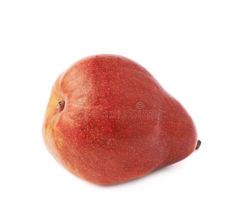 Red pear fruit isolated stock photo. Image of healthy - 57084172