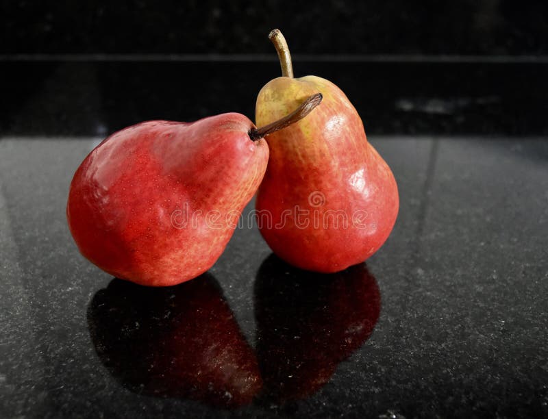 Red pear fruits stock image. Image of pear, fruit, fruits - 98994547