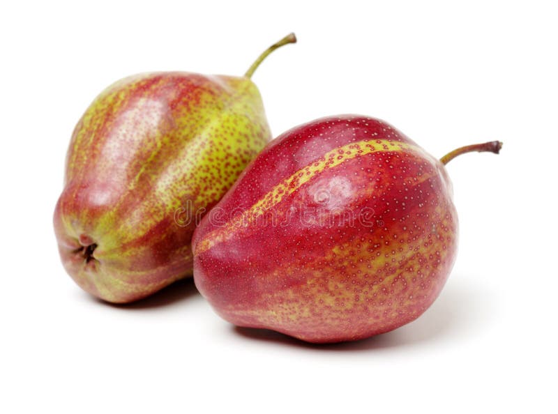 Red pear stock photo. Image of fruit, white, backgrou - 128220838