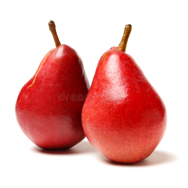 Red pear stock photo. Image of five, beautiful, copyspace - 129337994