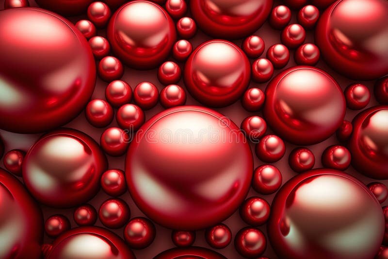 Red Pearl Background. Color Bubbles. Pearl Background Stock ...