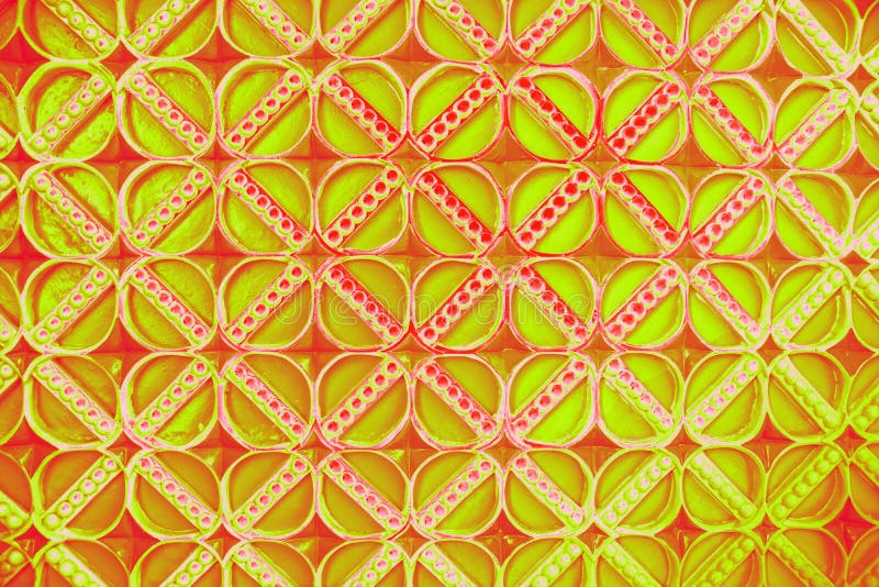 Red Pearls in a Yellow and Gold Net Pattern Stock Illustration ...