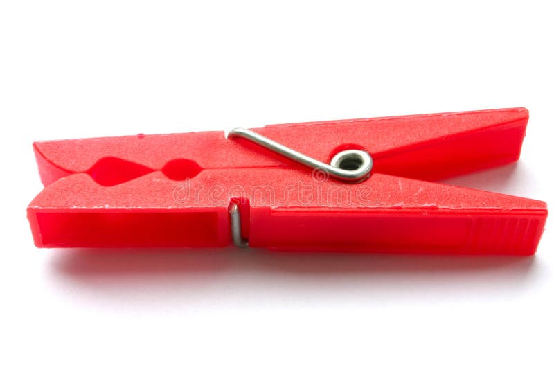 Red peg stock image. Image of clip, coloured, cloth, alone - 381569