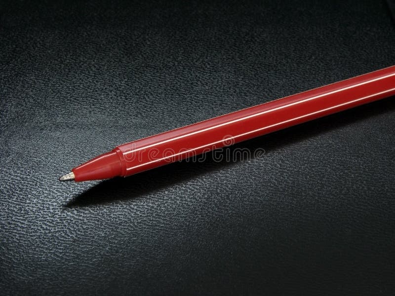 Red pen stock photo. Image of ballpoint, writing, conceptual - 2619784