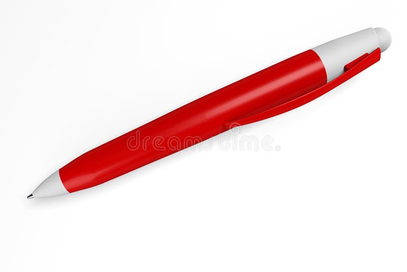 Red pen stock image. Image of business, letter, office - 4710743