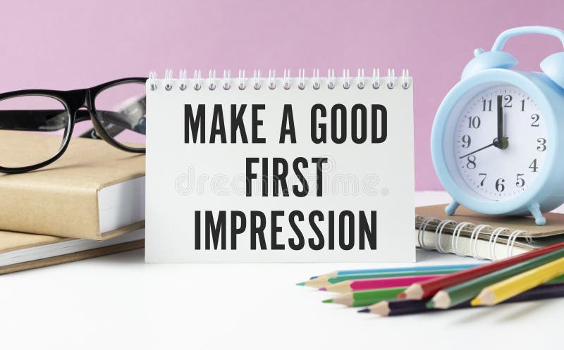 Notepad with Good Start Text in Hand on Office Desk Stock Photo - Image ...