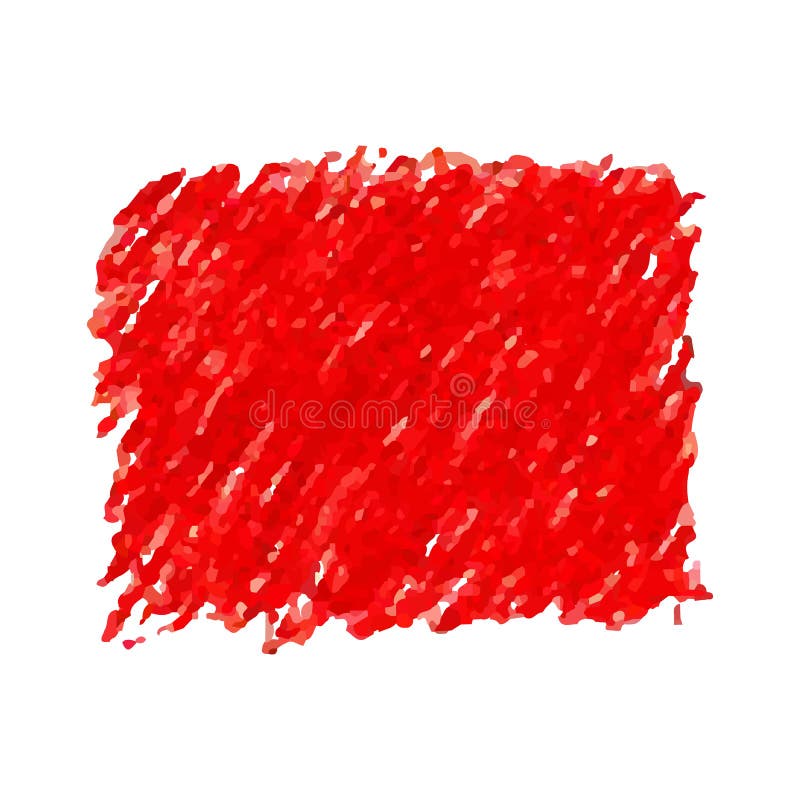 Red Pen Scribble Texture Stain Isolated on White Background Stock ...