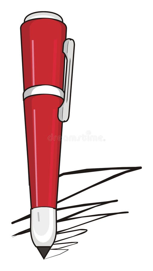 Pen a and lines stock illustration. Illustration of black - 100522389