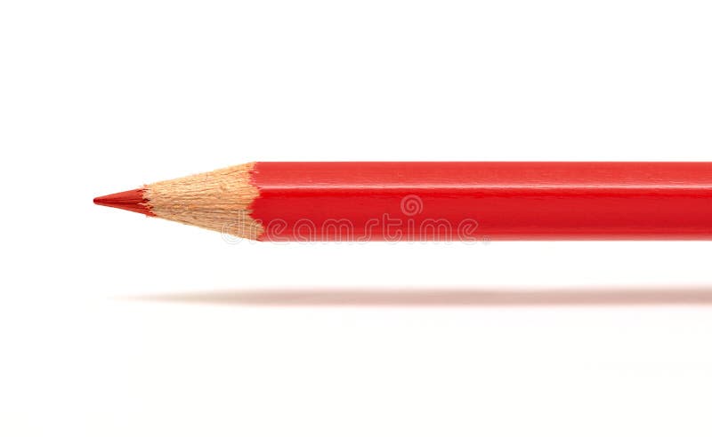 Red pencil stock image. Image of sharp, stationary, paint - 3101937