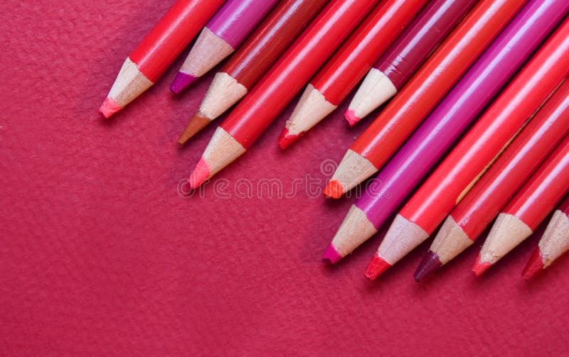 Pencil crayon macro stock image. Image of multicoloured - 4041611
