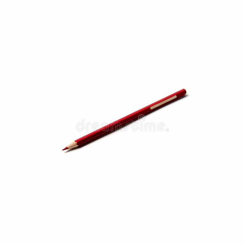 Red pencil stock photo. Image of color, pencil, bright - 56175088