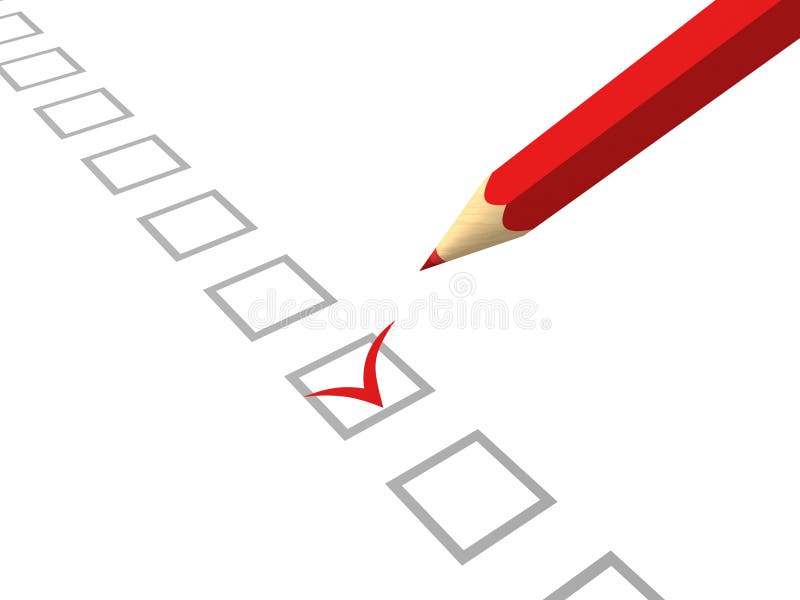 Tick box stock vector. Illustration of approved, right - 4522307