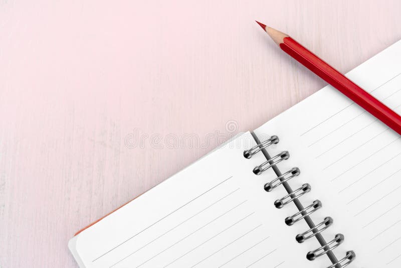 Blank Notebook Pages. Background for Writing Stock Photo - Image of ...