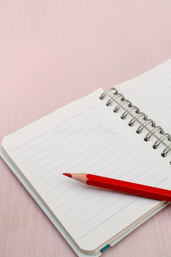 Blank Notebook Pages. Background for Writing Stock Photo - Image of ...