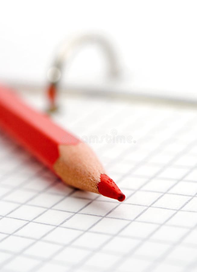 Pencil, Paper, and Opening Line Stock Image - Image of language, book ...