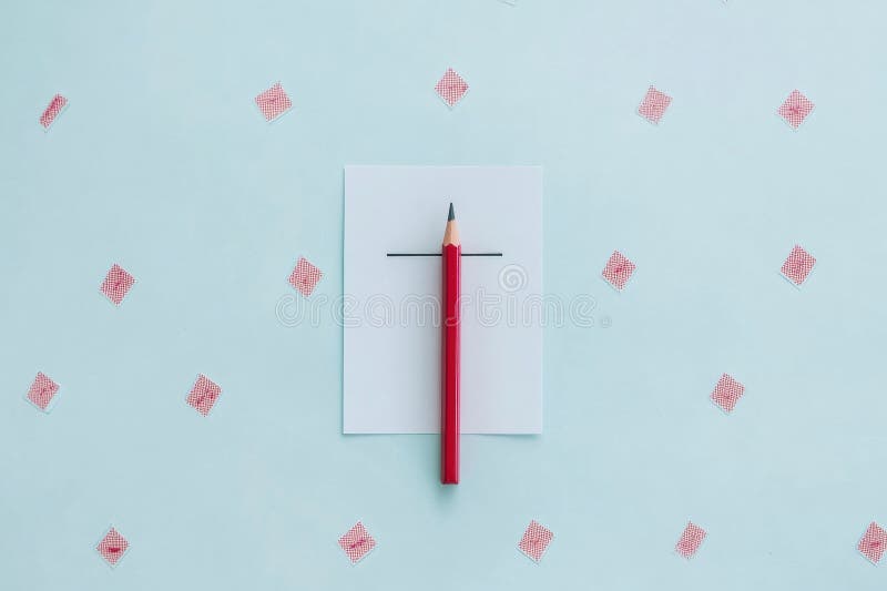 Red Pencil Marks Checkbox on Ballot Paper during Voting Activity in a ...