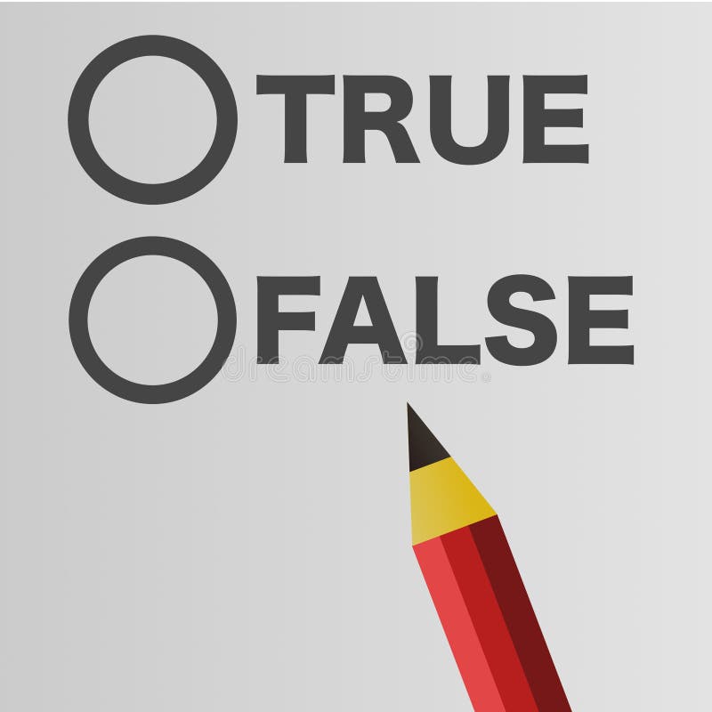 True False Check Box Stock Illustrations – 804 True False Check Box ...