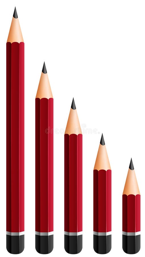 Long Short Pencils Stock Illustrations – 75 Long Short Pencils Stock ...