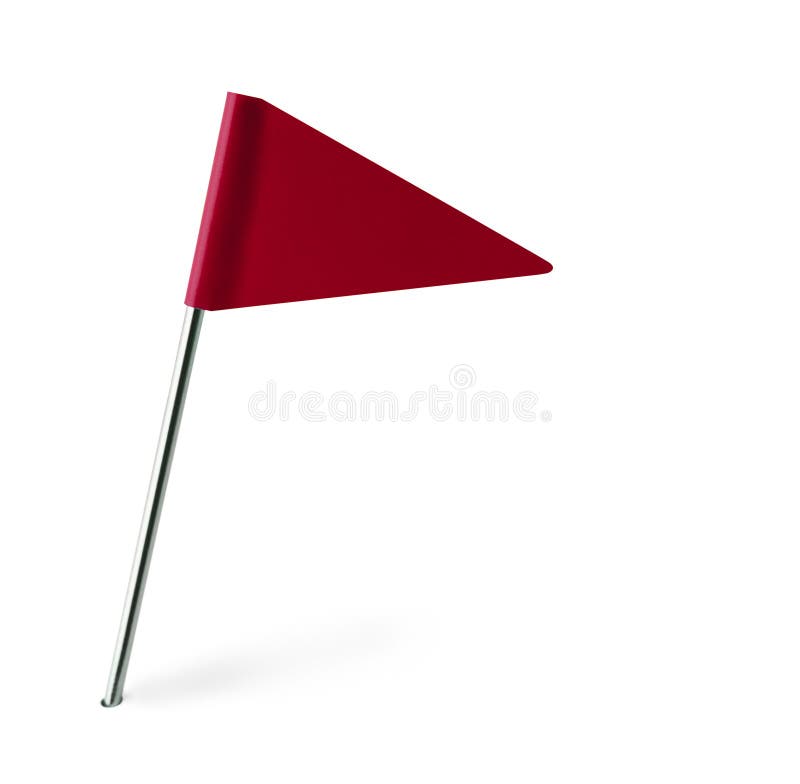 Red Pennant stock illustration. Illustration of element - 34638200