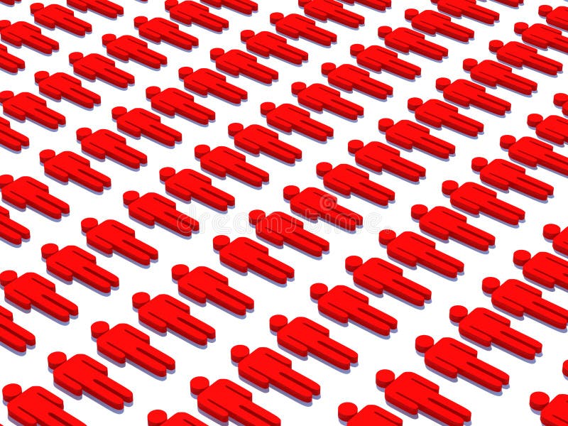 Red people stock illustration. Illustration of people - 24312859