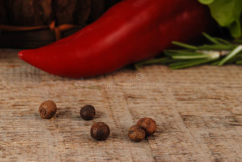 Red peper stock photo. Image of diet, food, rural, table - 26889958