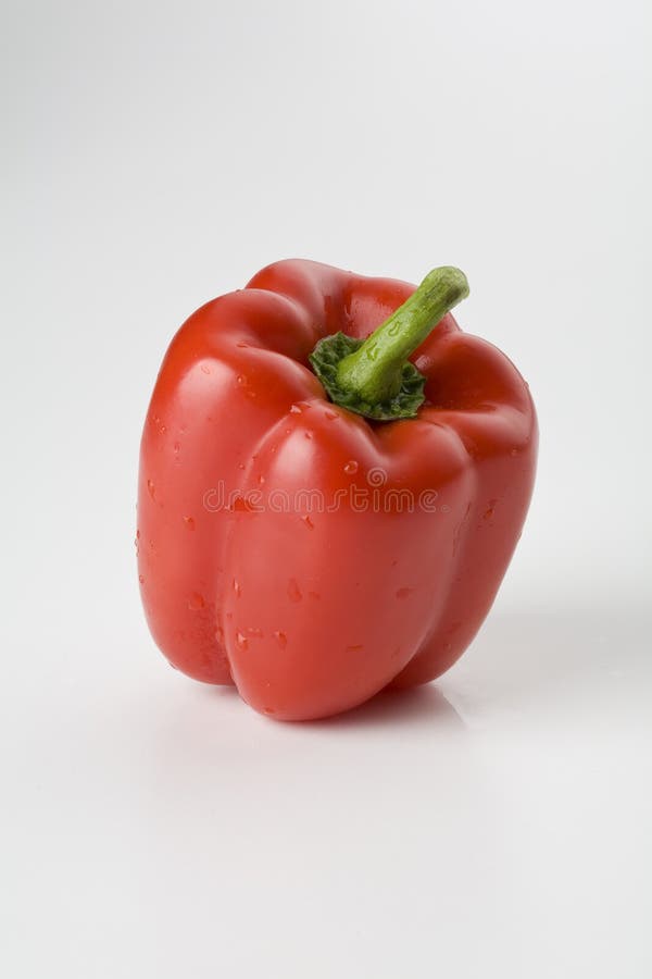 Red pepper stock image. Image of vegetable, white, salad - 13499739
