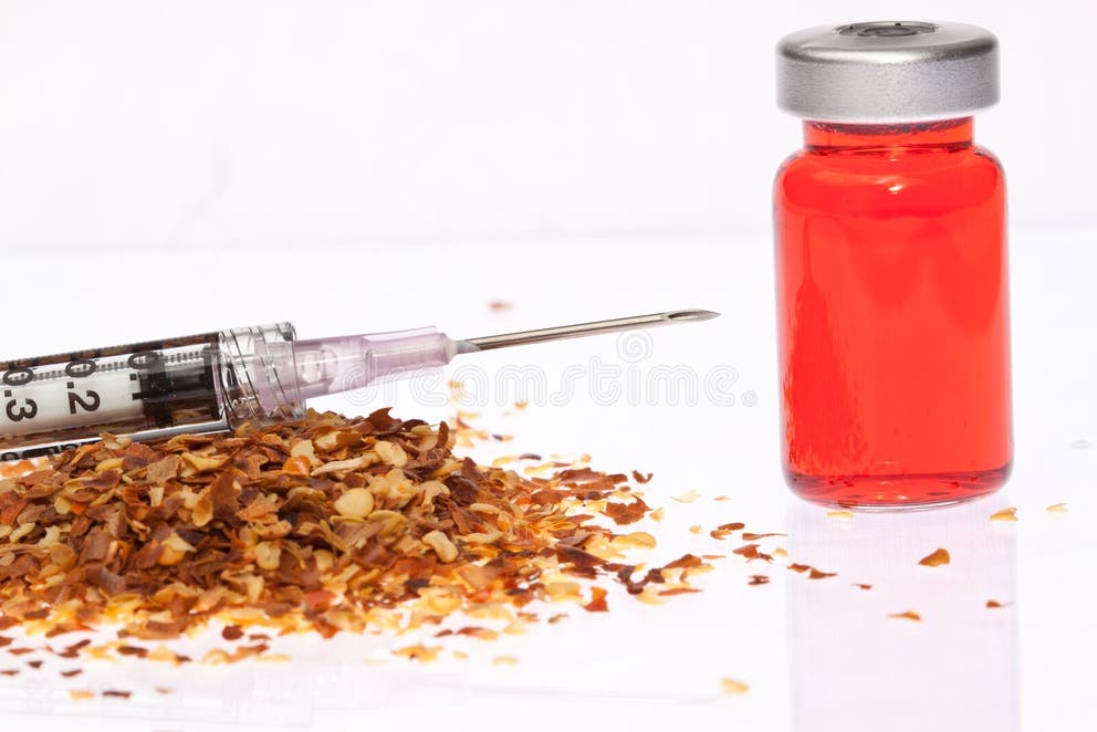Red Pepper Injection stock photo. Image of injection - 16980960