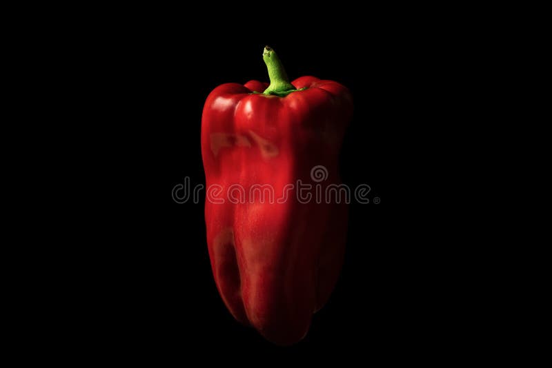 Red Pepper Isolated stock photo. Image of food, pepper - 166528910