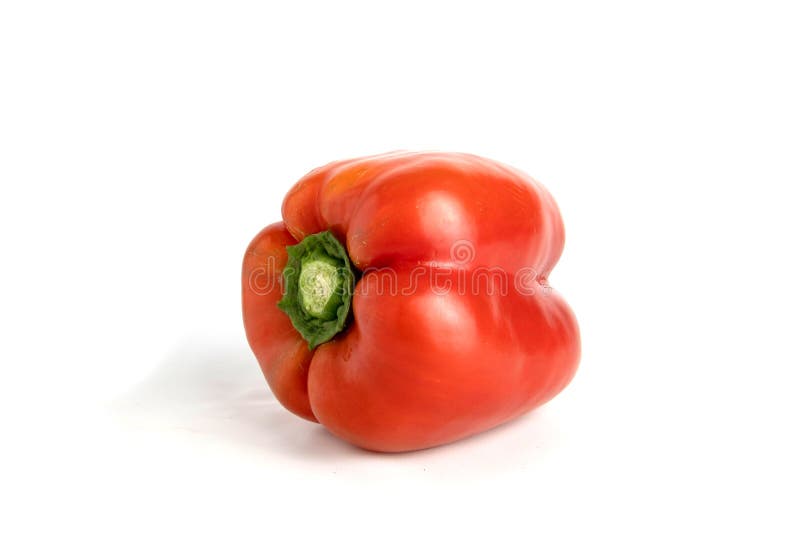Red Pepper Isolated on White. Stock Image - Image of cayenne, tasty ...