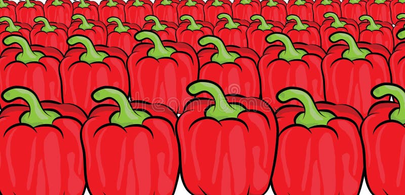 Red pepper pattern stock illustration. Illustration of pattern - 42365821
