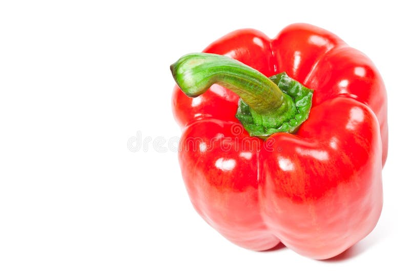 Red Pepper single stock photo. Image of nature, macro - 43764118