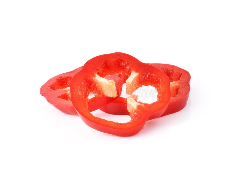 Red pepper slices stock photo. Image of culture, capsicum - 49444734