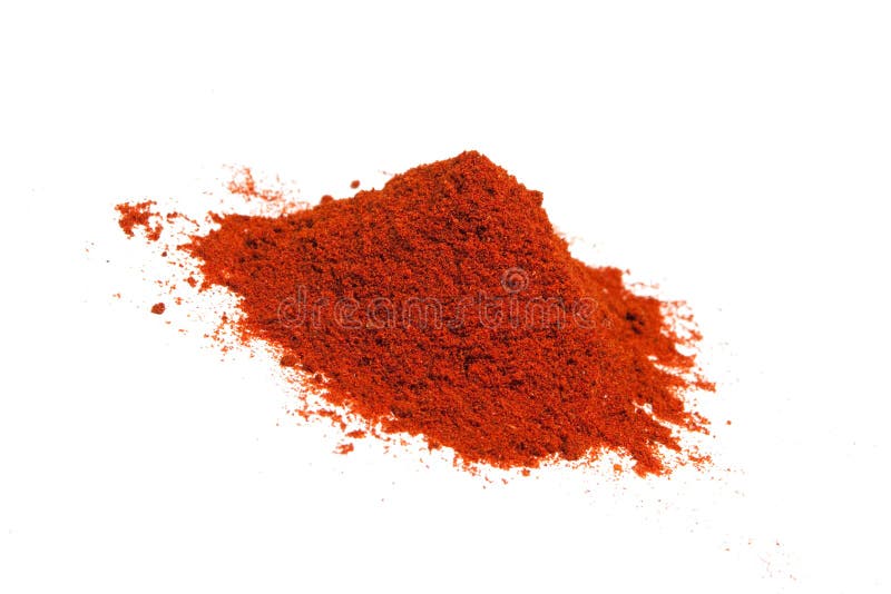 Hot Pepper Spice on White Spoon Stock Image - Image of pepper, burning ...