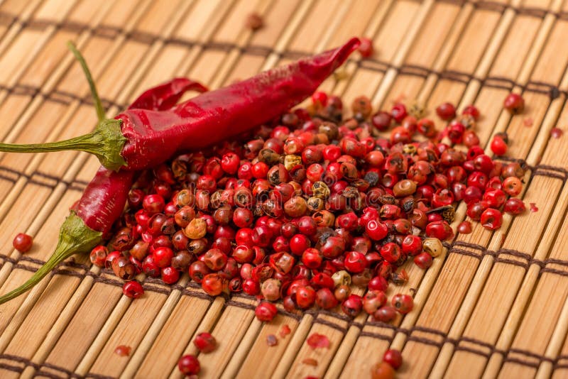 Red peppercorn stock image. Image of corn, color, colorful - 61566997