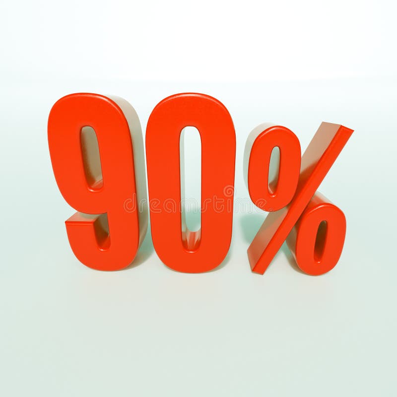 Red Percent Sign stock image. Image of figure, price - 84268179