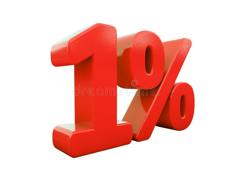 Red Percent Sign Isolated stock illustration. Illustration of ...