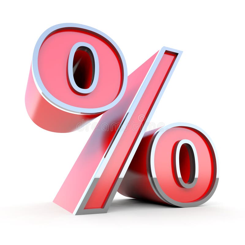 8 Percent Sign - Colorful Glowing Outline3 Stock Illustration ...