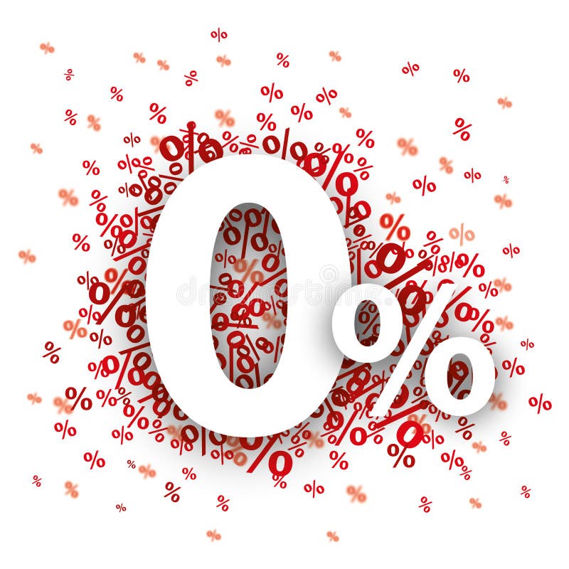 0 Red Percents stock vector. Illustration of percent - 74950693