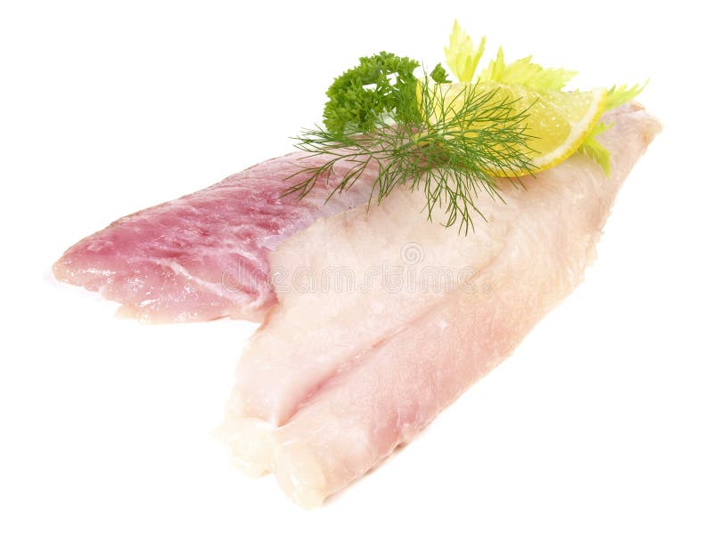 Red Perch Fillet on White stock image. Image of cooking - 146898879
