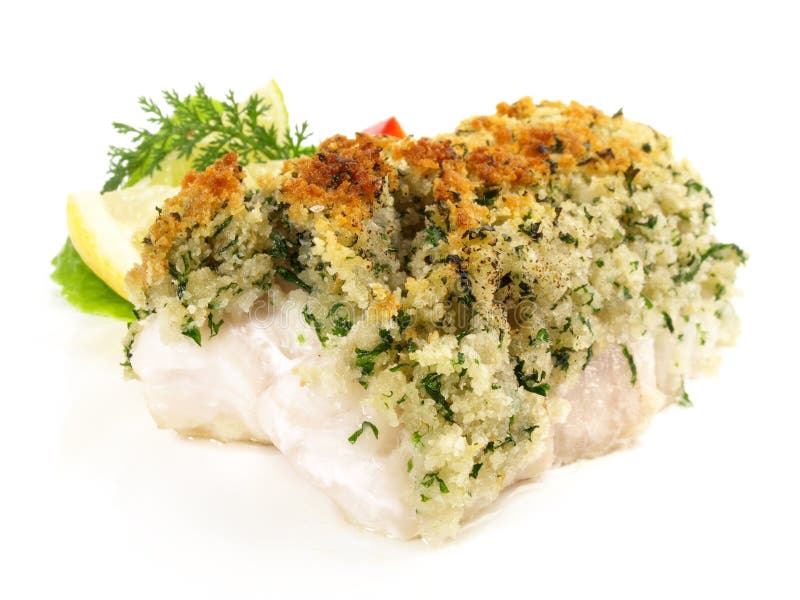 Red Perch with Bread Crust stock image. Image of ingredient - 146899333