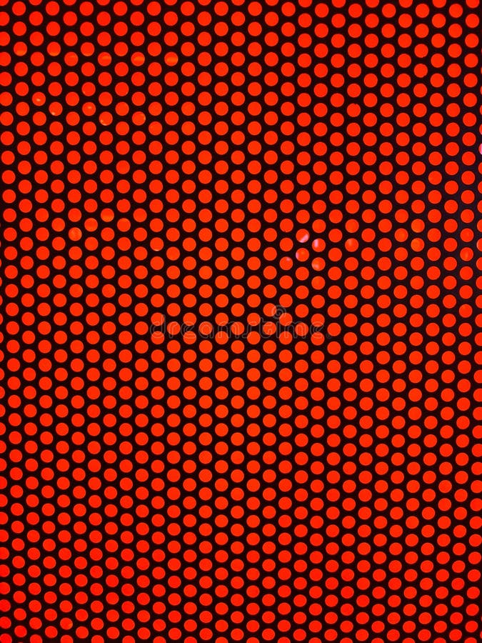 This Red Perforated Metal Texture with a Hexagonal or Honeycomb Pattern ...