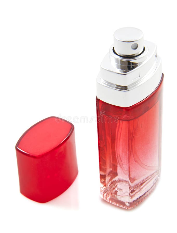 Red perfume stock image. Image of spray, present, female - 16967679