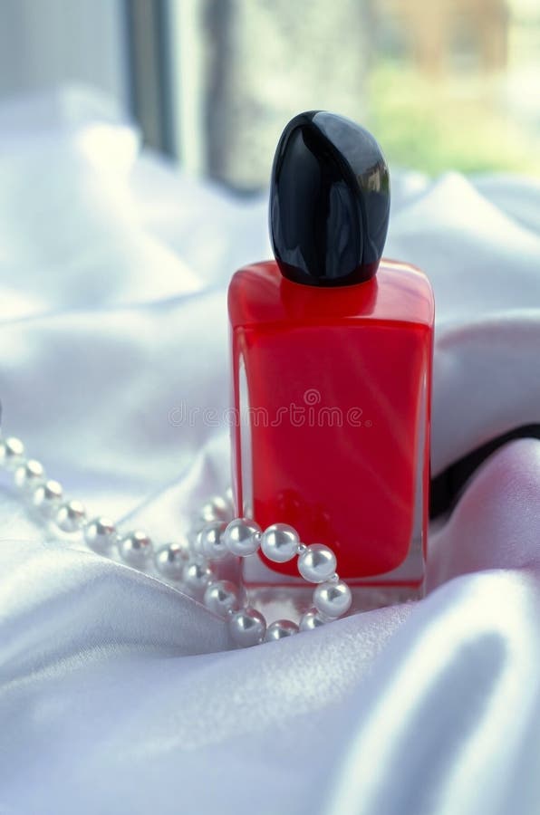 Perfume on a White Background Stock Image - Image of aroma ...