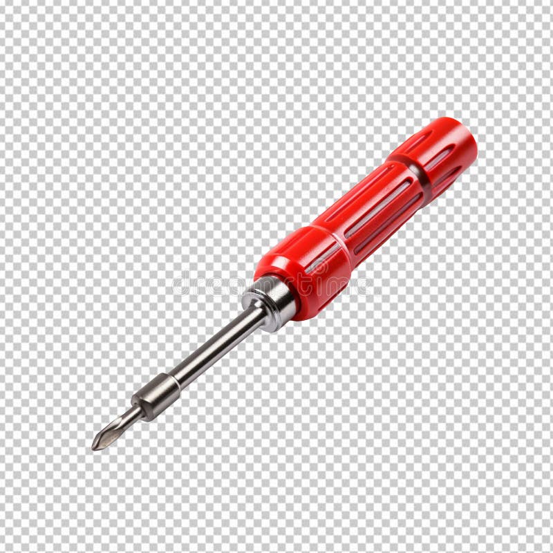 Red Phillips Head Screwdriver Isolated on Transparent Background Stock ...
