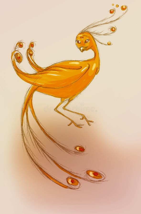 Red phoenix stock illustration. Illustration of artwork - 17108637