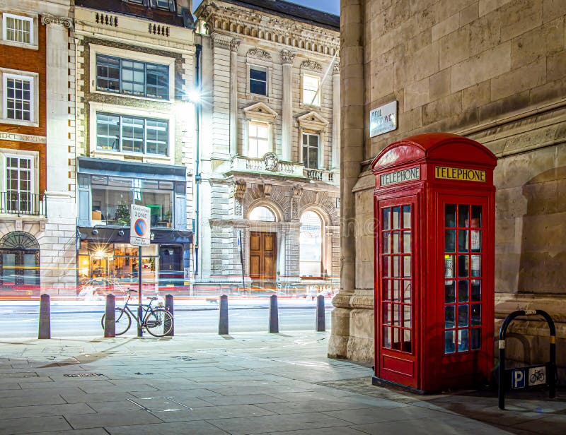 Red phone booth in London editorial stock image. Image of cities ...