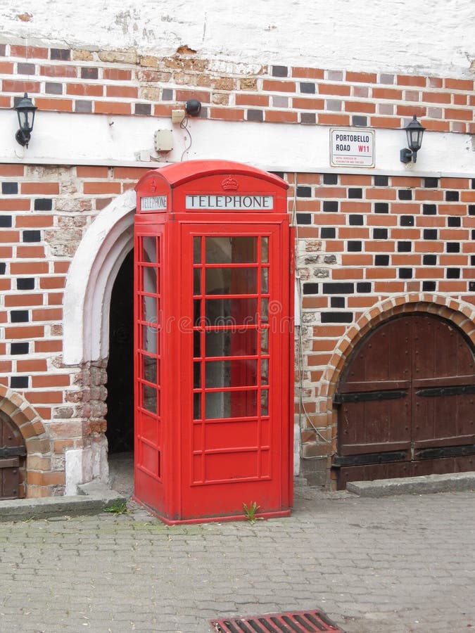 Red phone booth editorial photo. Image of british, communication ...