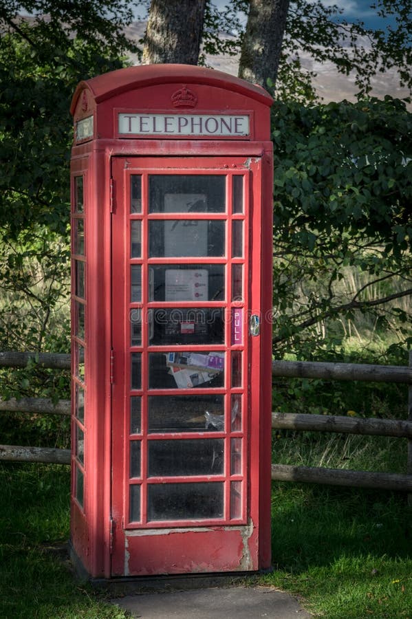 Red phone booth stock image. Image of country, united - 65435297